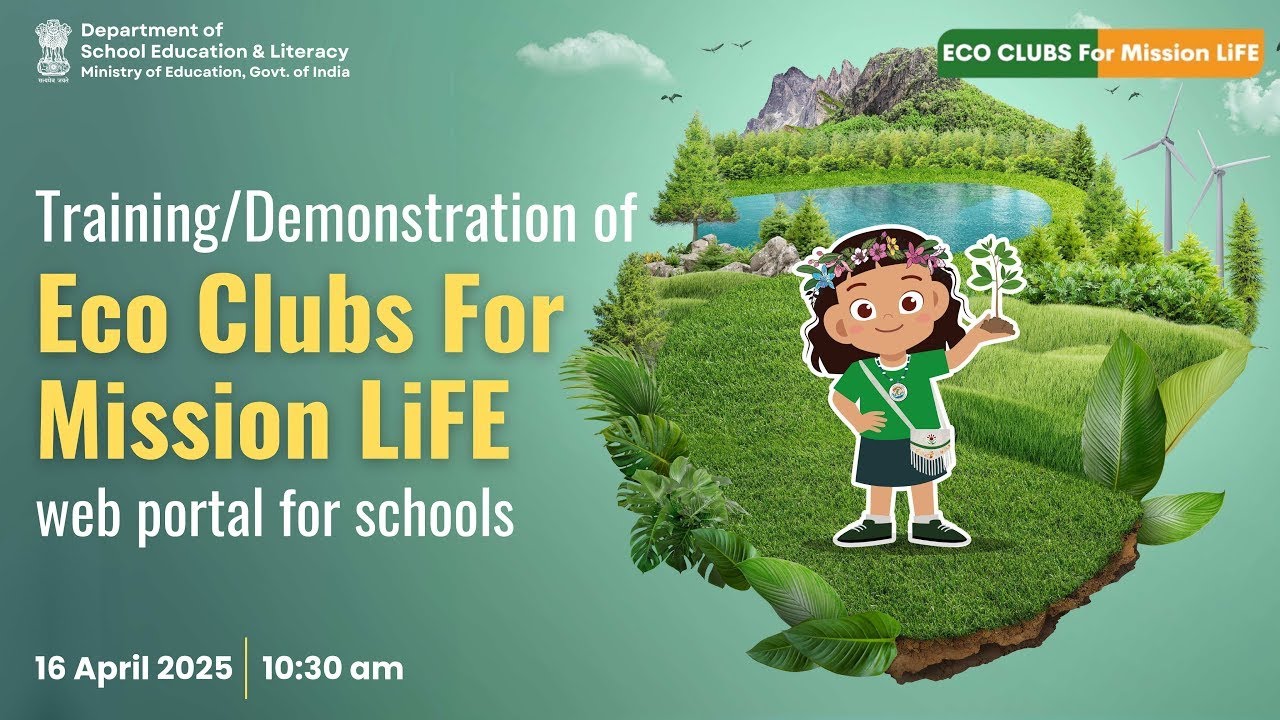Training/Demonstration of Eco Clubs for Mission Life Web Portal for ...