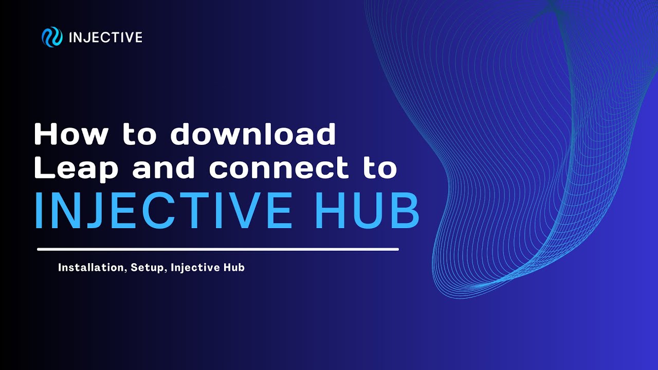 How to download Leap and connect to Injective Hub (Installation, Setup, Injective Hub) - YouTube