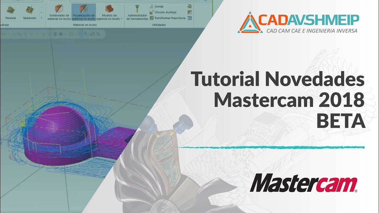 Tutorial Novedades Mastercam 2018 BETA - YouTube