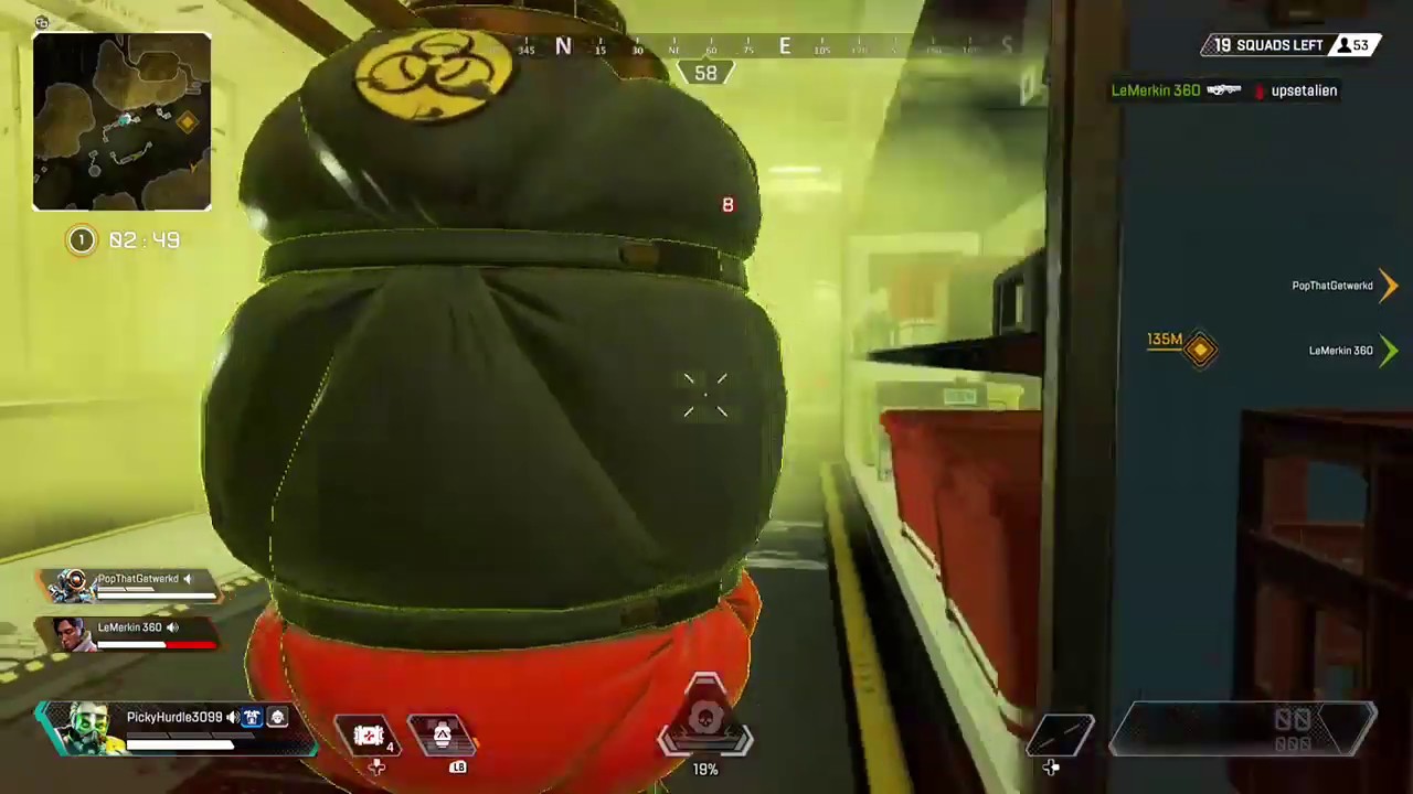 Savage Caustic Gas Trap SquadWipe #3 Apex Legends - YouTube