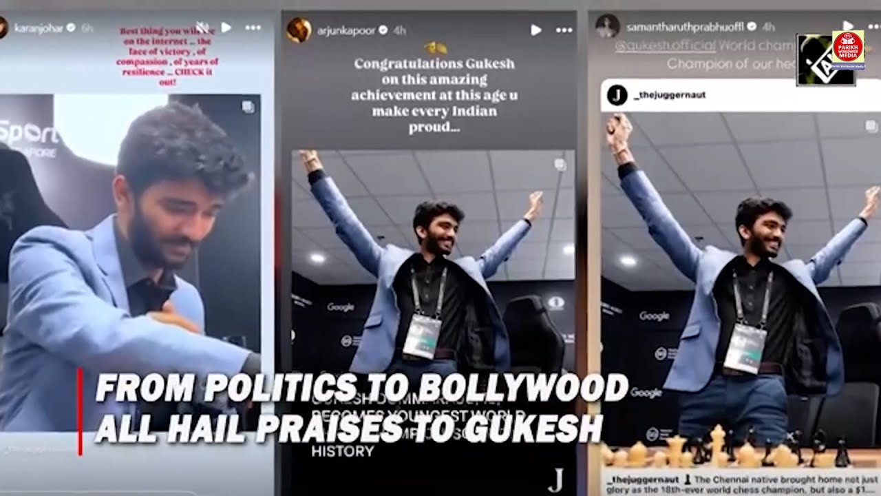 Chess Prodigy D Gukesh Claims World Title; Musk and Modi Lead Tributes ...