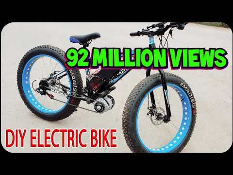 DIY Elektrikli Bisiklet 40km/h – 350W Brushless Motor ile