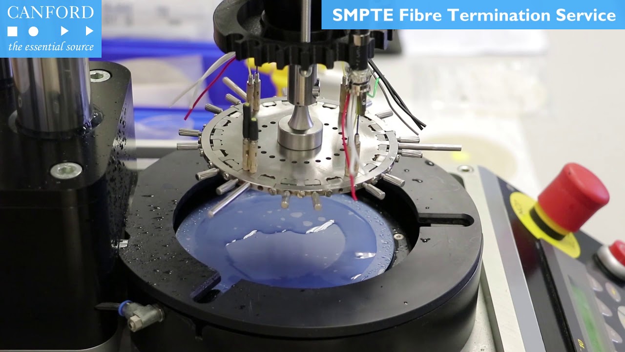 SMPTE Fibre Termination Service from Canford - YouTube