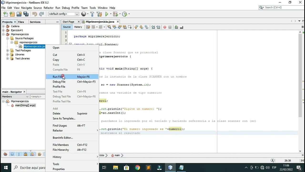 COMO GUARDAR DATOS EN UNA VARIABLE EN JAVA-NETBEANS - YouTube