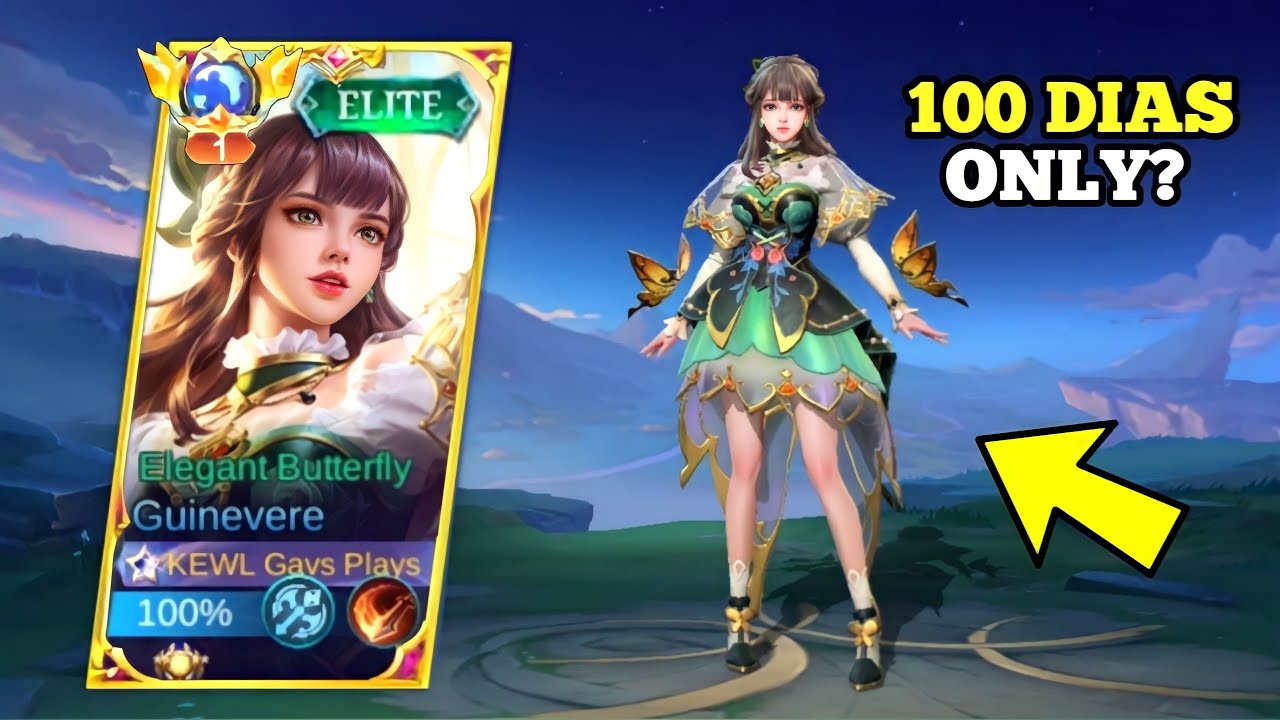 MOONTON THANKS FOR NEW GUINEVERE ELEGANT BUTTERFLY SKIN!! 😱 100 DIAS ...
