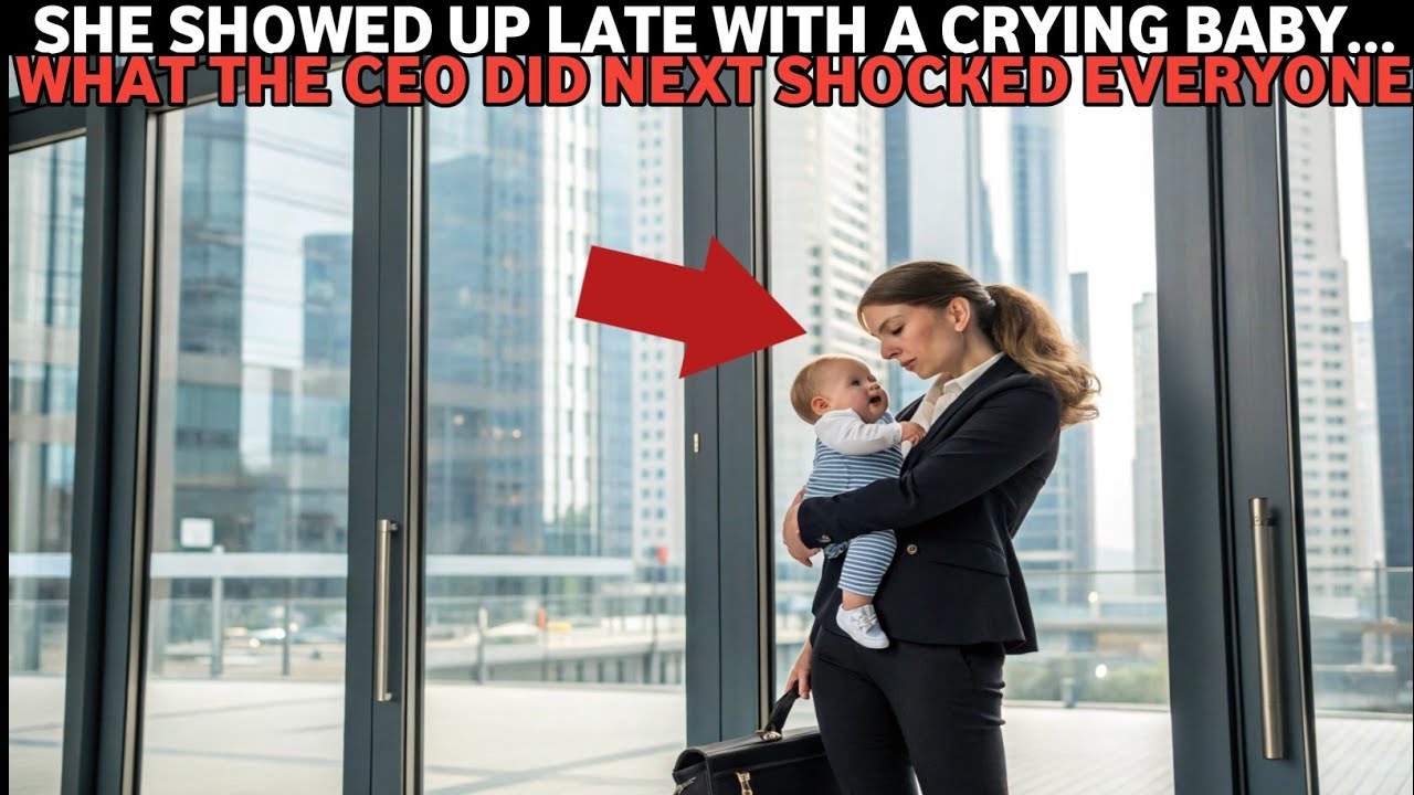She Showed Up Late with a Crying Baby… What the CEO Did Next Shocked ...