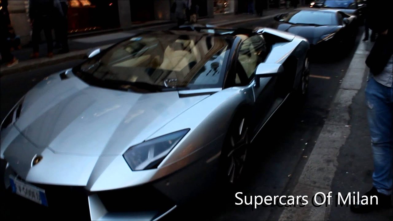 Supercars Milan in Via Montenapoleone December 2014 - January 2015 ...