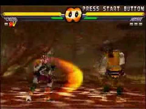 Street Fighter EX2+: Vulcano Rosso (De) vs. Hayate (CPU)