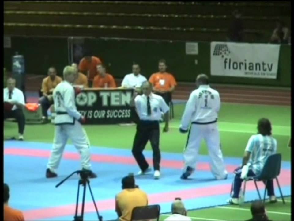 ITF World Tae Kwon-Do Championships 2005 Dortmund +80kg Final Dariusz Idzikowski Vs Ivan Protti ...