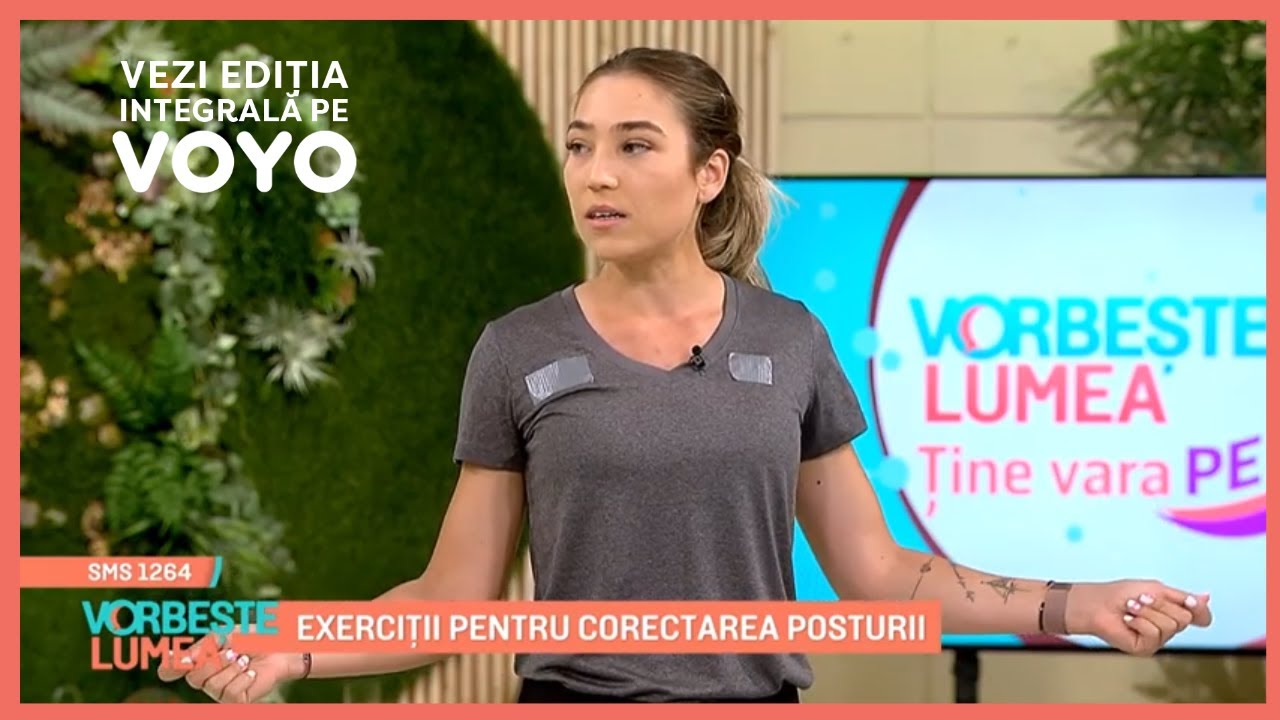 Exerciții pentru corectarea posturii - YouTube