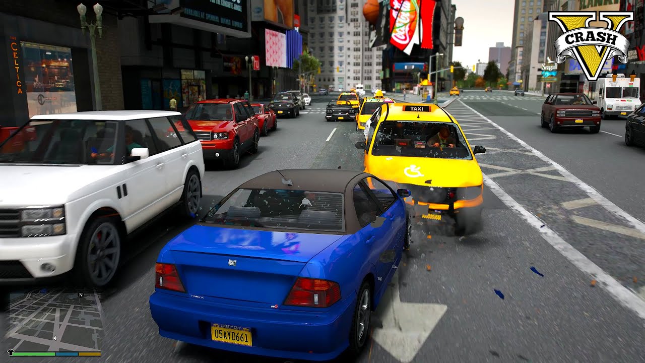 GTA 5 Car Crashes - Crash Testing Mods Ep.2 - YouTube