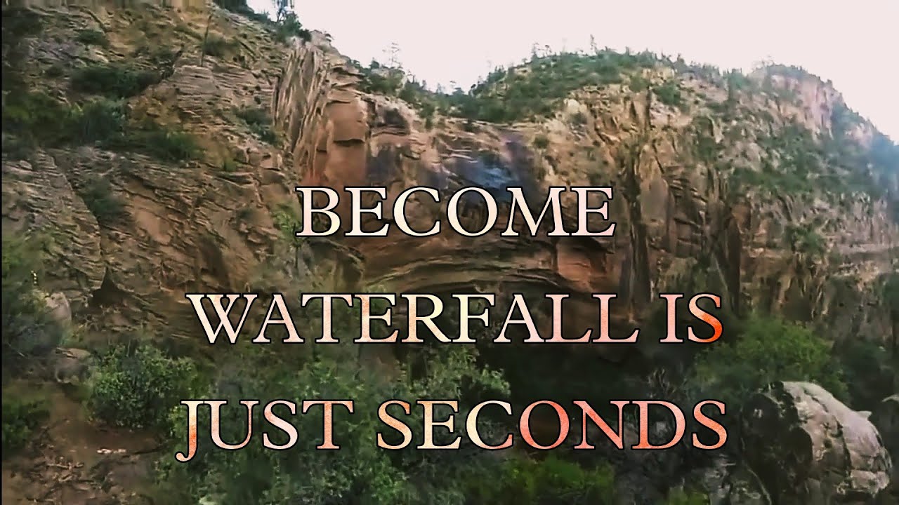 waterfall flash become waterfall in just seconds.. - YouTube