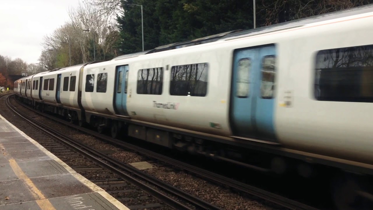 Thameslink class 700 departing Ifield station. - YouTube