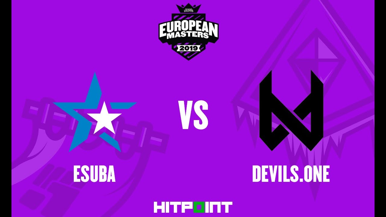 eSuba vs devils.one @ EU Masters Summer Groups 2019 - YouTube