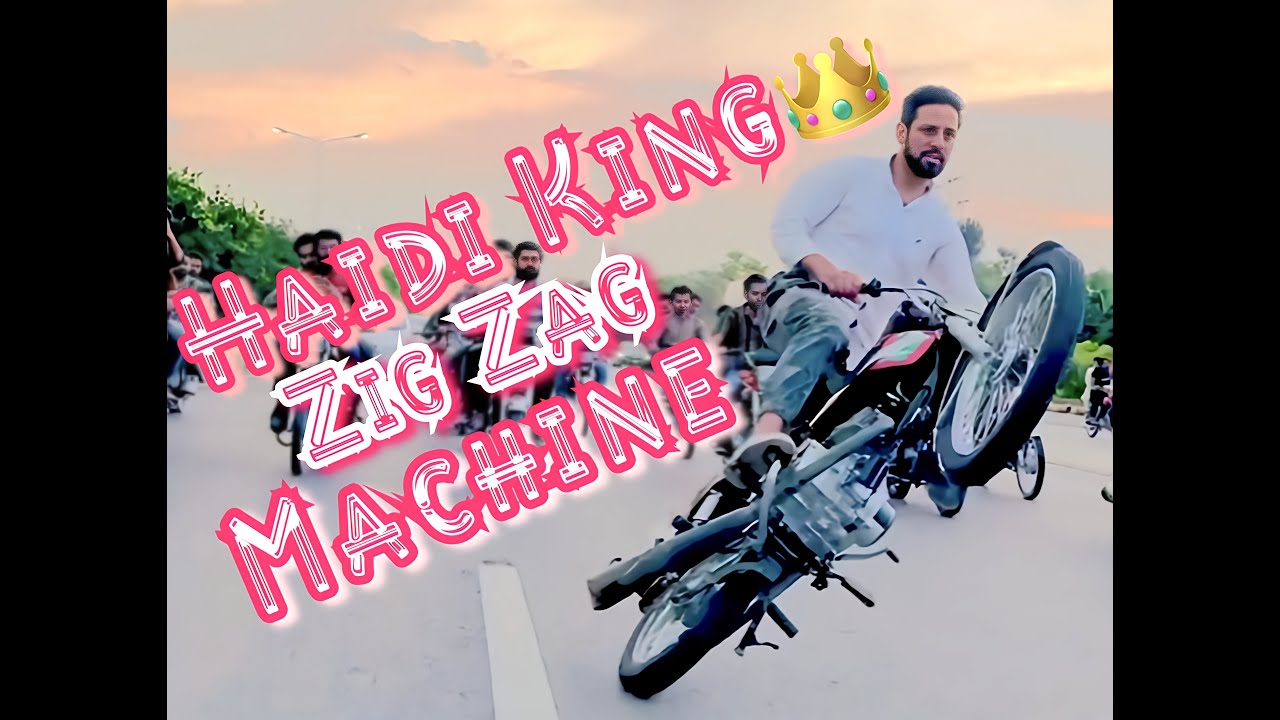 Haidi Pindi Wheeler | Zig Zag on Highway😎 | Pindi wheelers 302 | Haidi ...