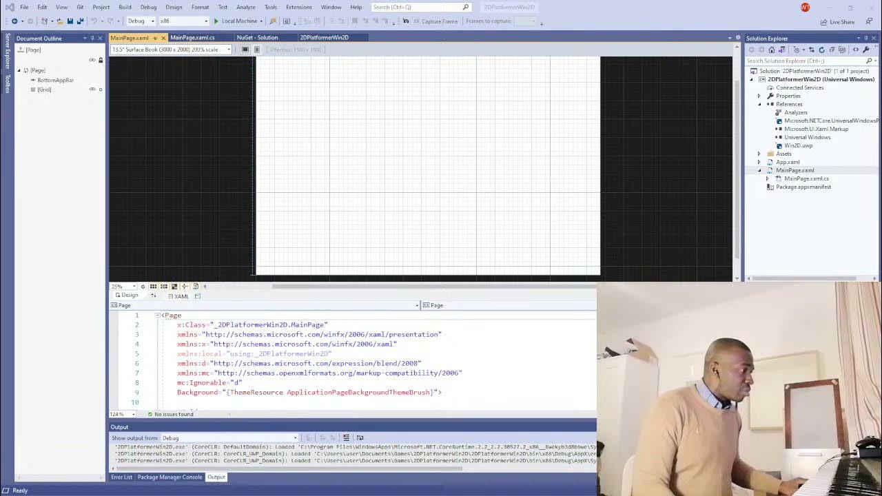 Code with me Ep.2 | Coding a 2D Platformer using C#, Win2D - YouTube