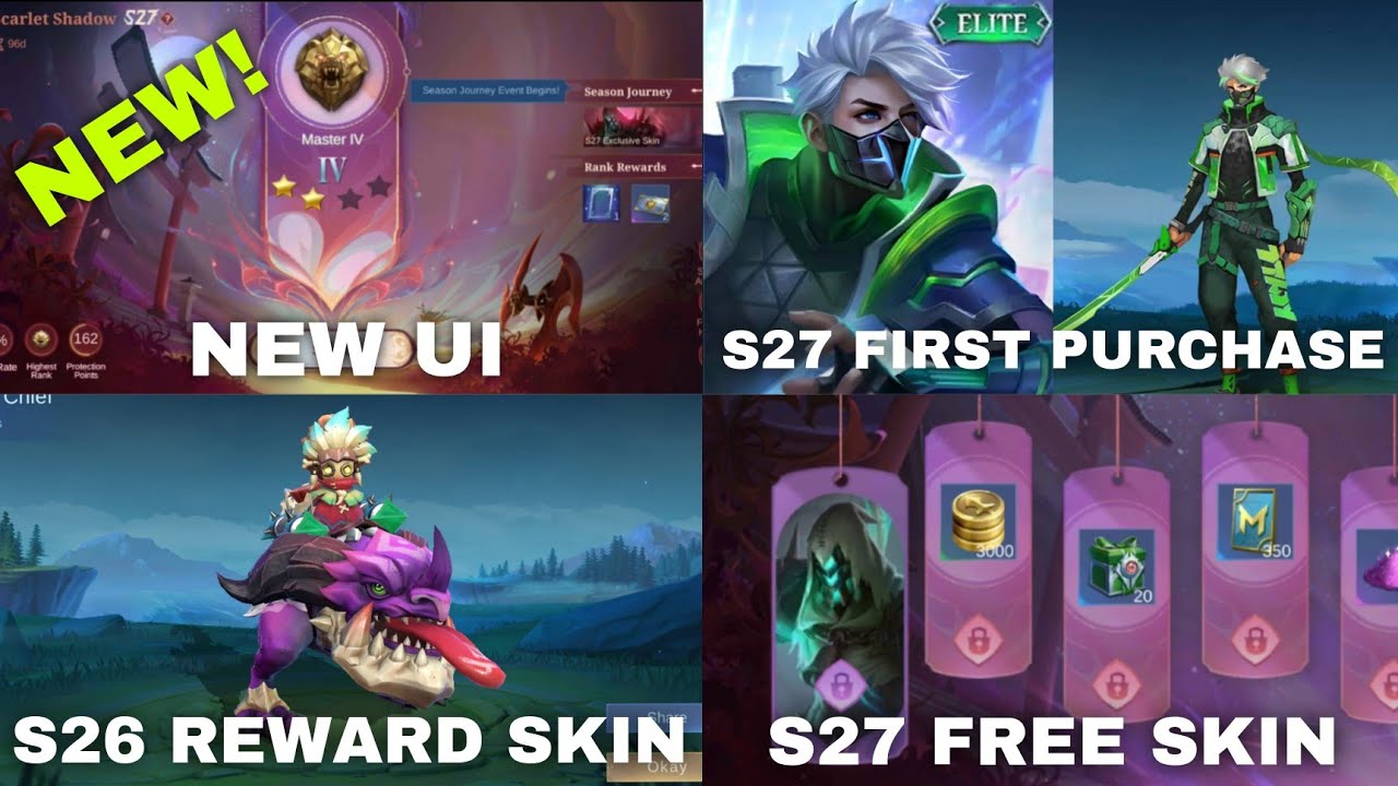END SEASON BARATS SKIN REWARD, S27 FREE SKIN AND S27 FIRST PURCHASE ...