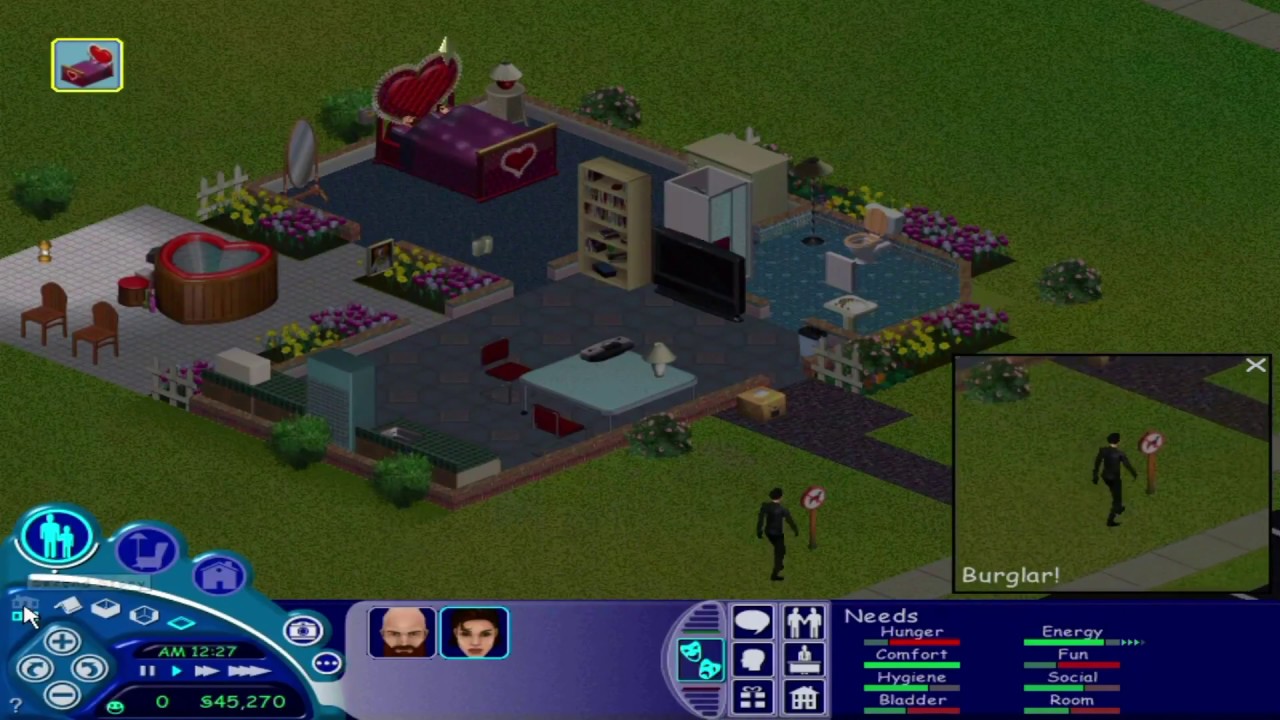 Sims 1: The Very Best of Some Sneaky Sim (Burglar) - YouTube