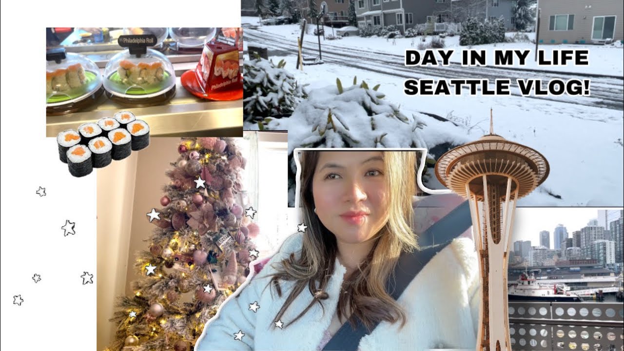Day in my Life! | Seattle Vlog 🏙 | Sushi Revolving Bar 🍣 | First ...