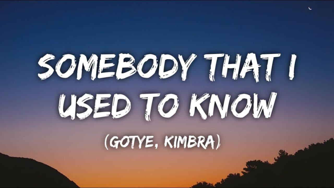 Gotye - Somebody That I Used To Know (Lyrics) ft. Kimbra - YouTube