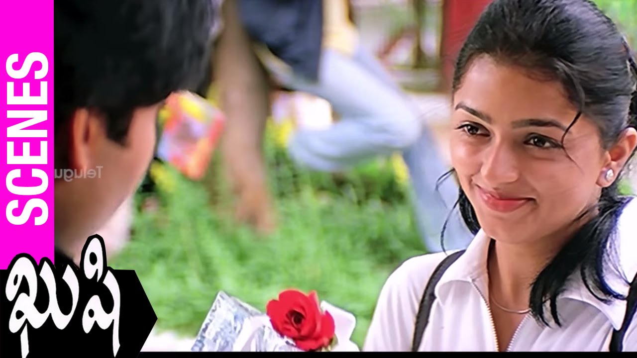 Bhumika Gifts Pawan Kalyan an Ashtray | Kushi Movie | Ali | SJ Surya ...