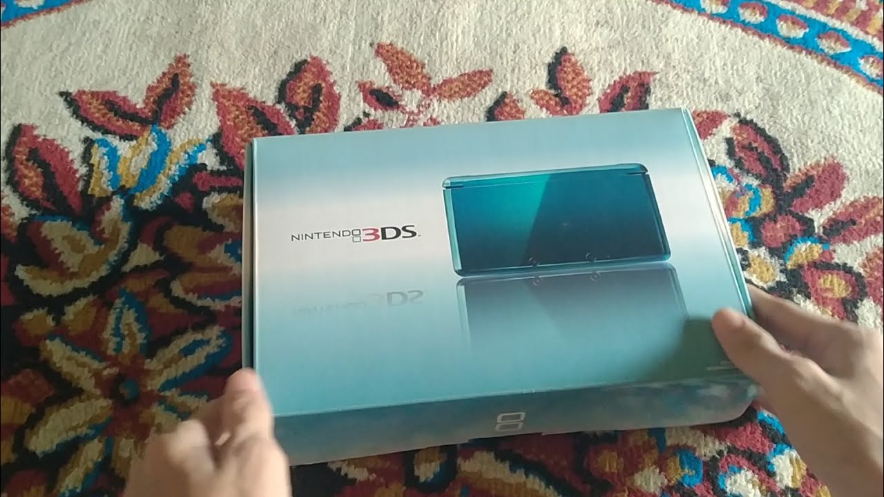3ds Aqua Blue Unboxing