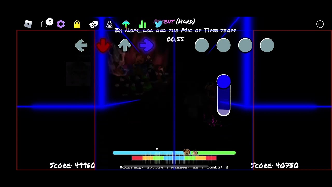 Funky friday with random players (roblox) - YouTube