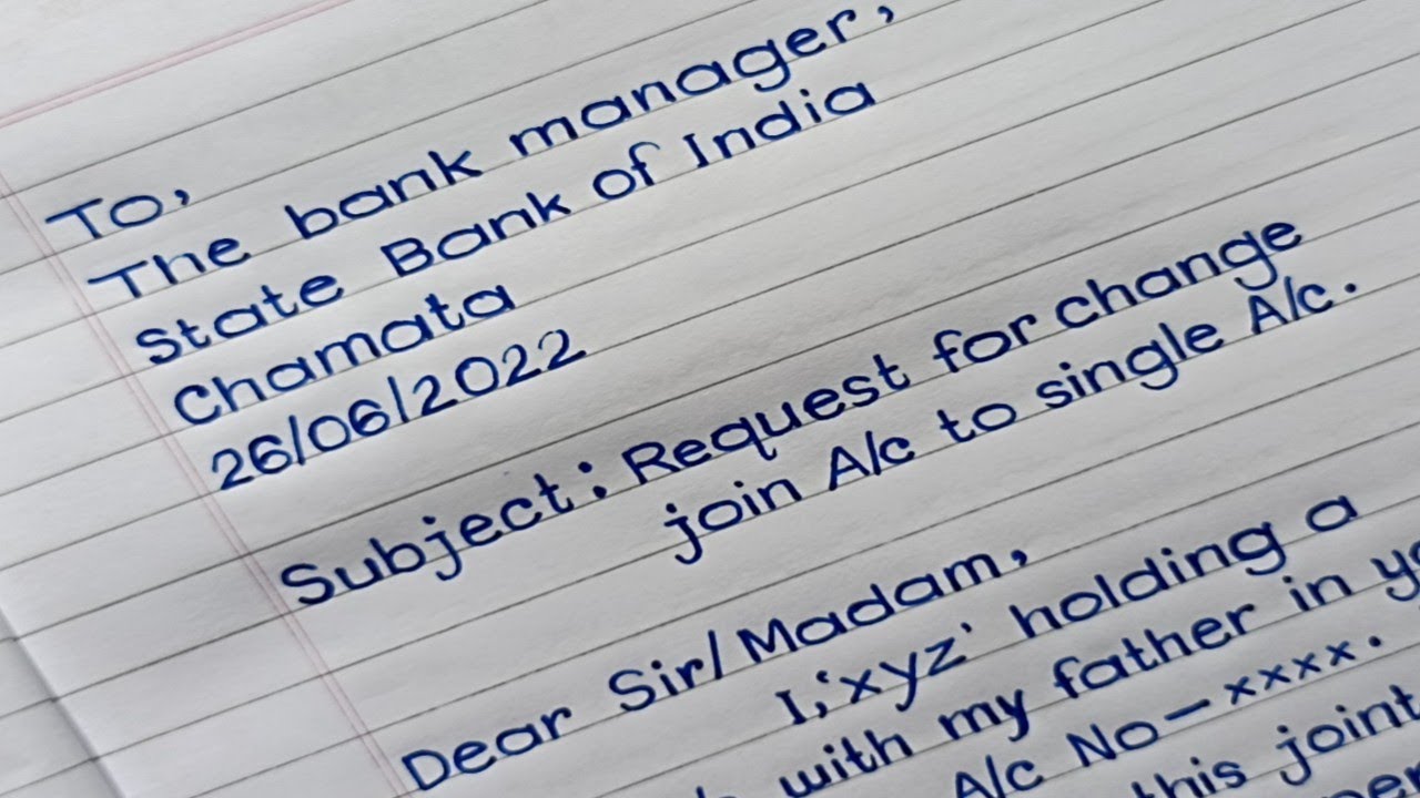 Application For Change Joint Ac Into A Single Ac | Application Keise ...