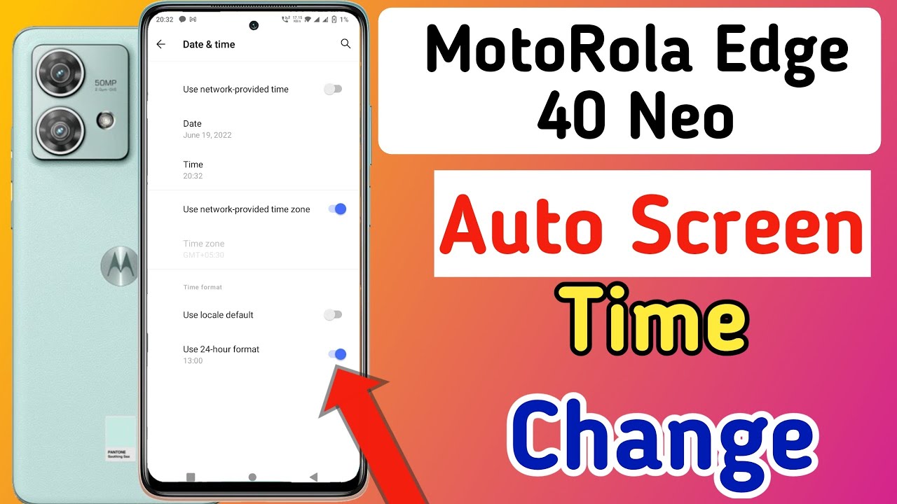 Motorola edge 40 neo mobile me screen time kaise set kare / screen time ...