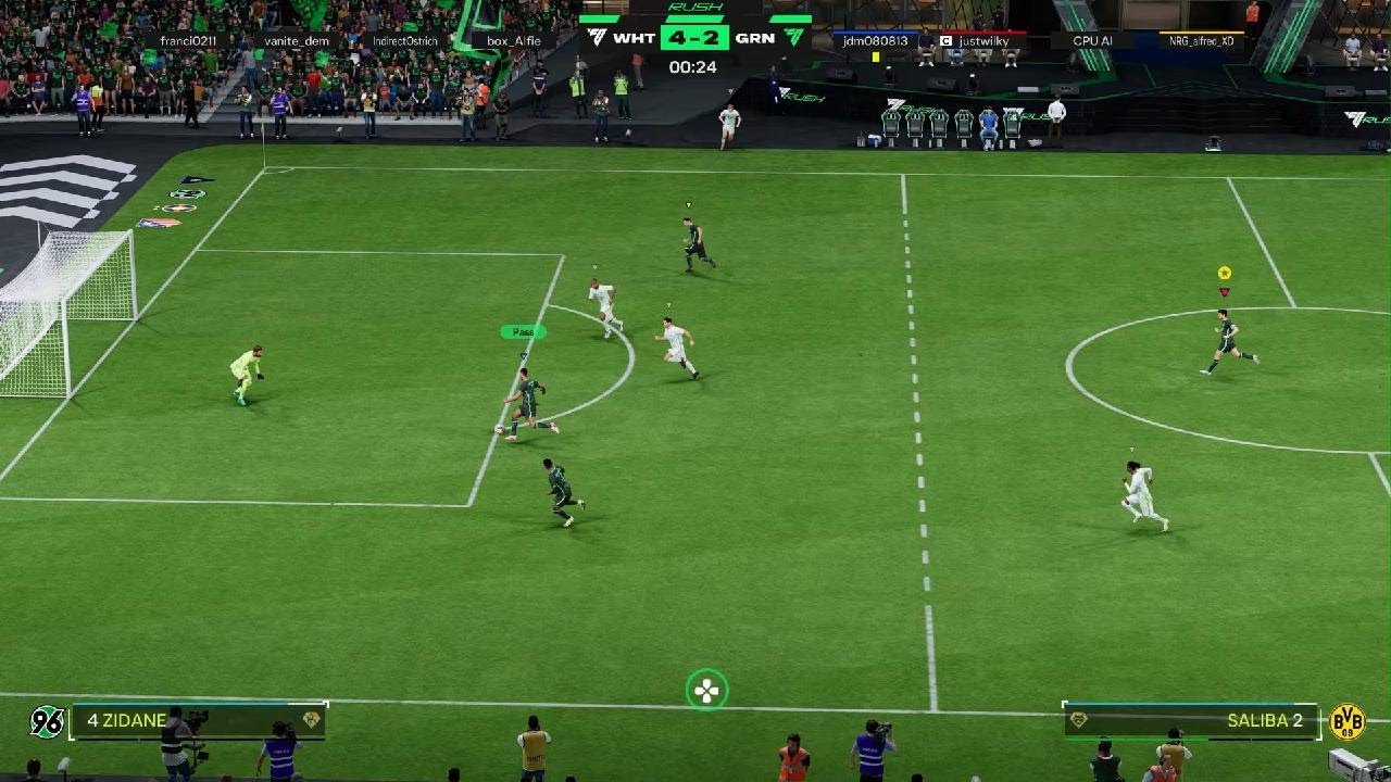 EA SPORTS FC 25 Rush 4-2 down 32 seconds left - YouTube