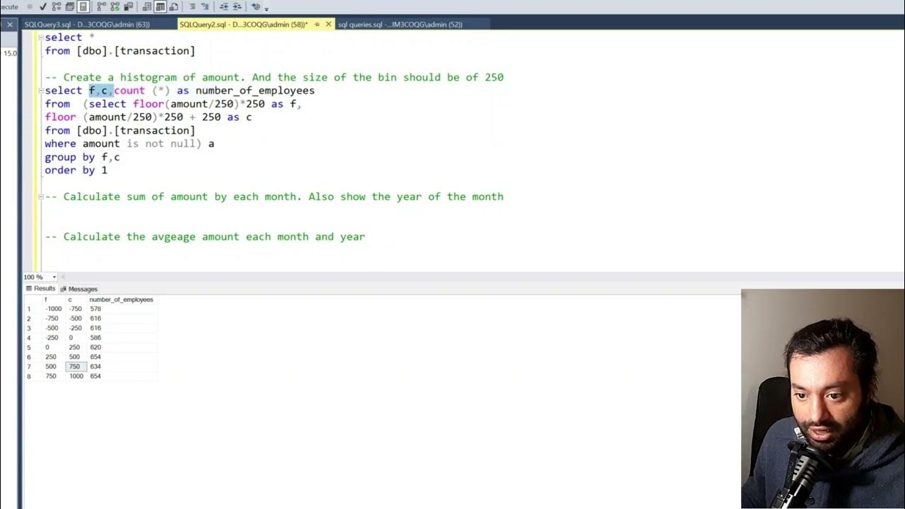 Create a histogram using SQL: Super Easy - YouTube