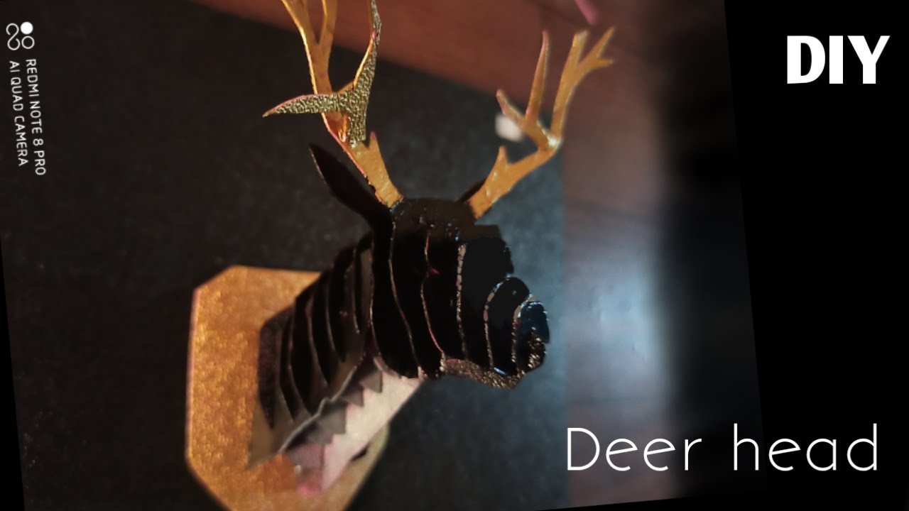 How to make Deer Head - Craft - DIY - YouTube