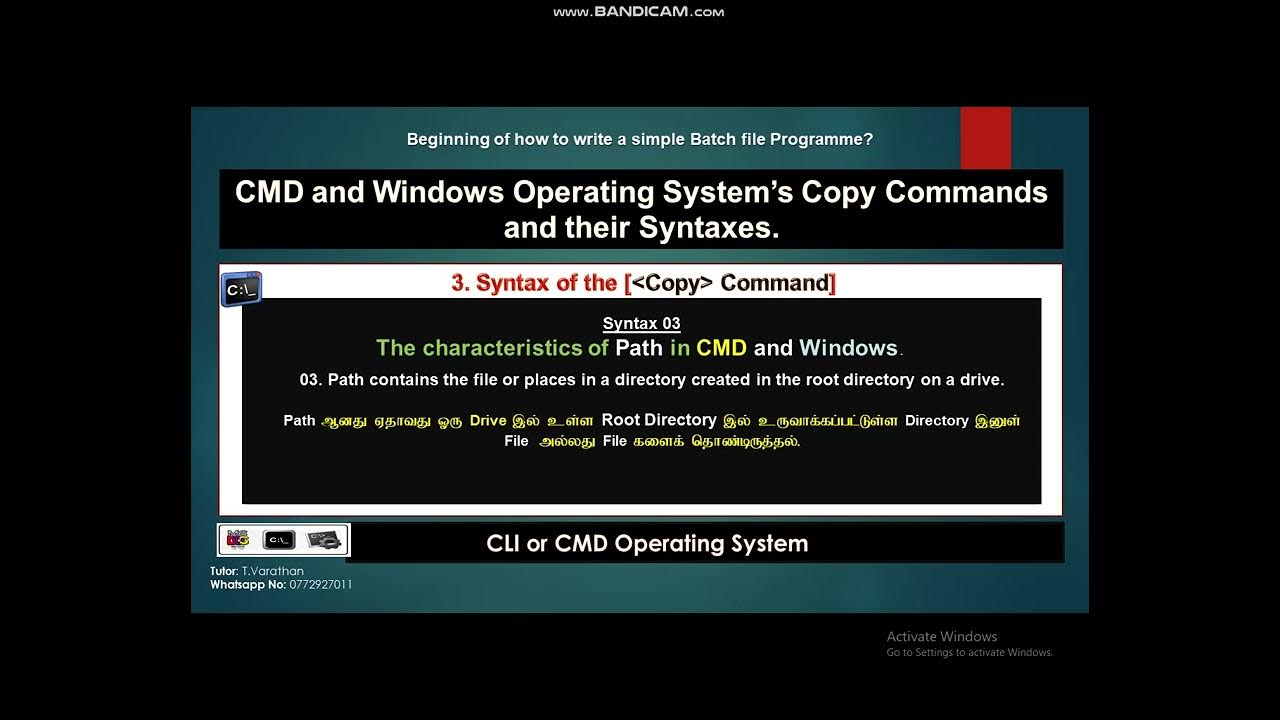 Software Engineering [ Learning Batch File Programming Part 7 ] - YouTube