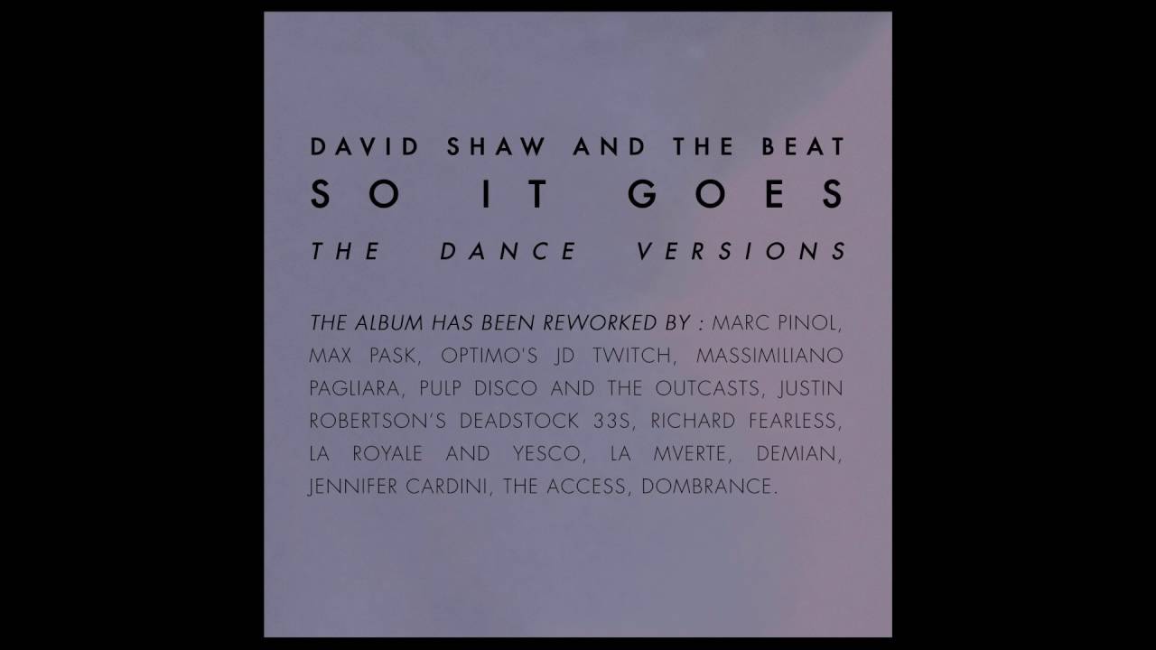David Shaw and The Beat - Single Serving Friend (Demian "rouge" Remix ...