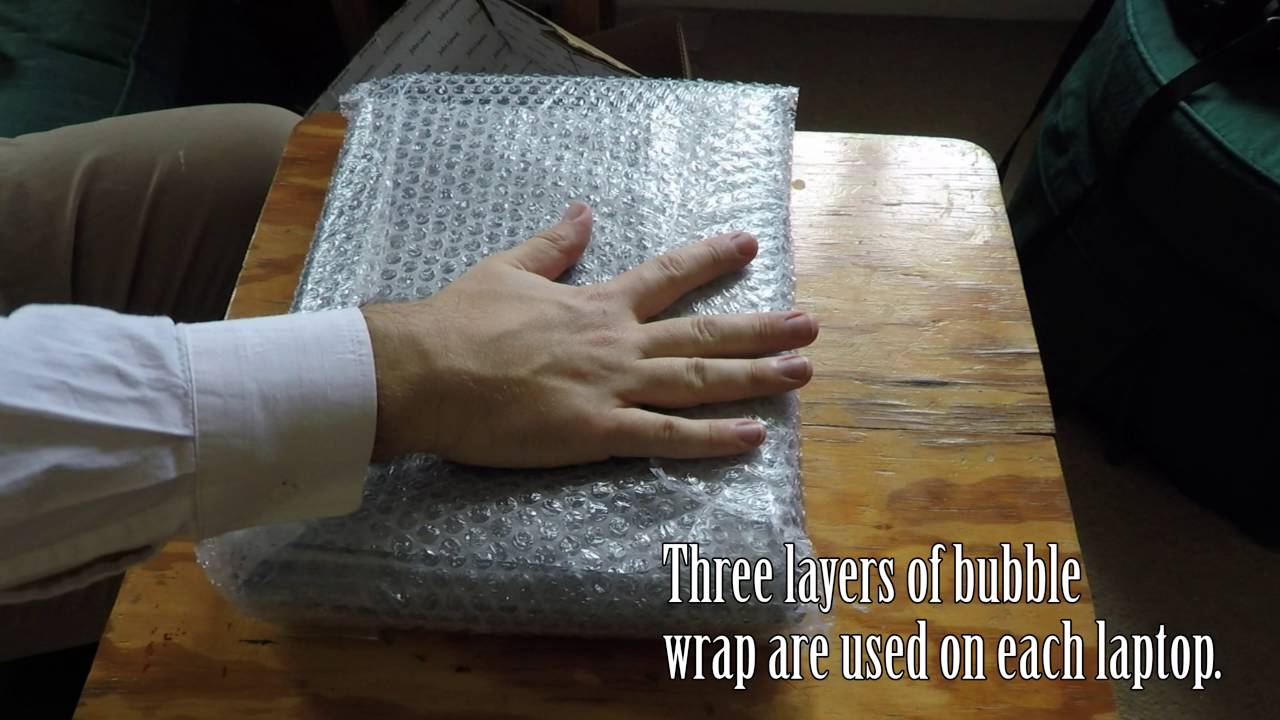 Laptop Packing Example for eBay - YouTube