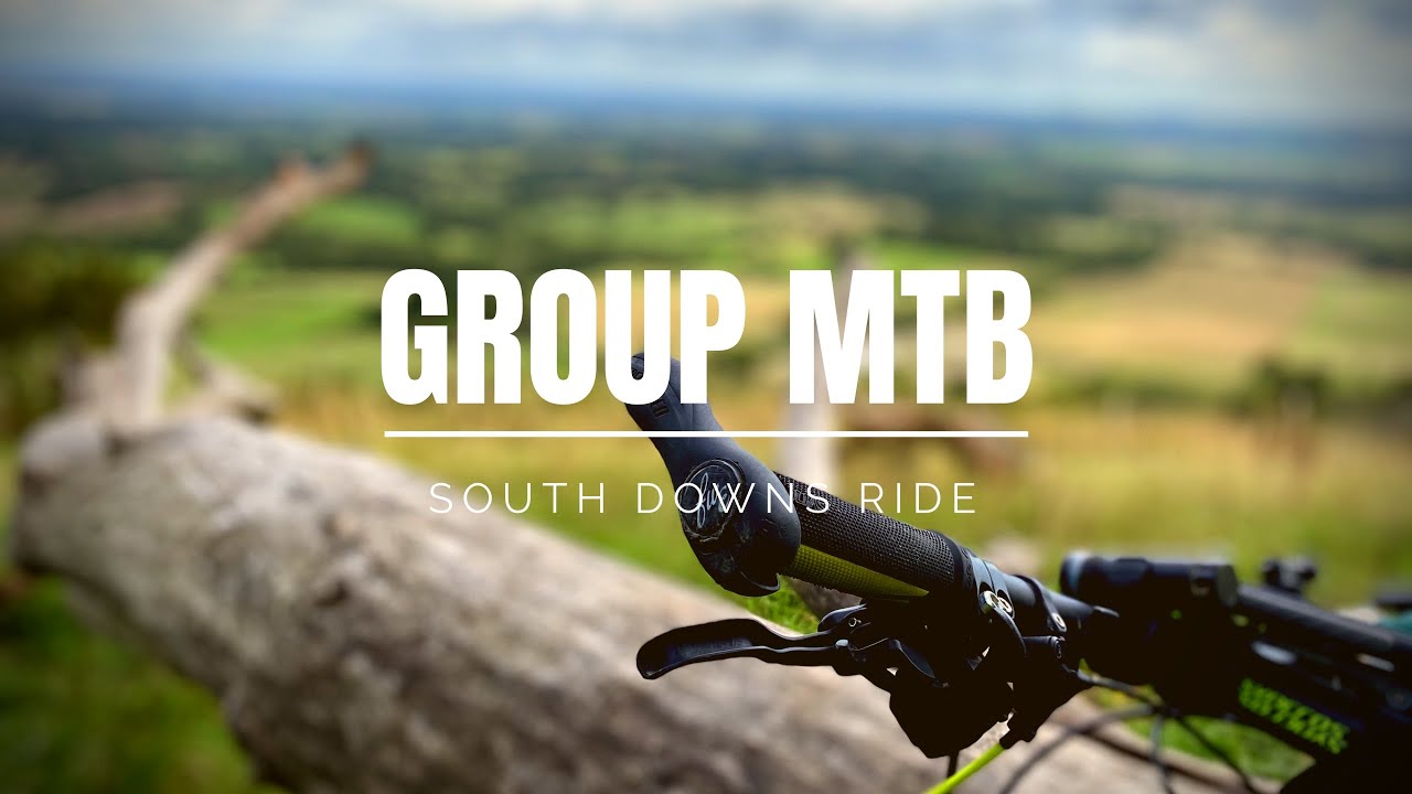 Group Mountain Bike Ride across the South Downs | MTB Vlog - YouTube
