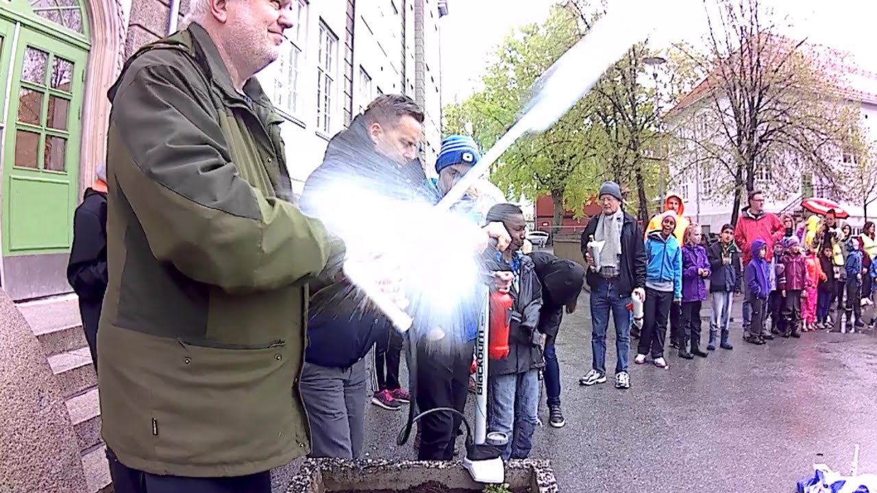 Vannrakett-prosjekt med Lademoen Historielag og 7. trinn, Lilleby skole ...