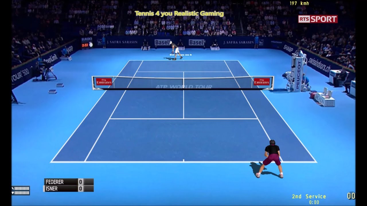 Roger Federer vs John Isner ATP Basel | ATP Basel 2020 - YouTube