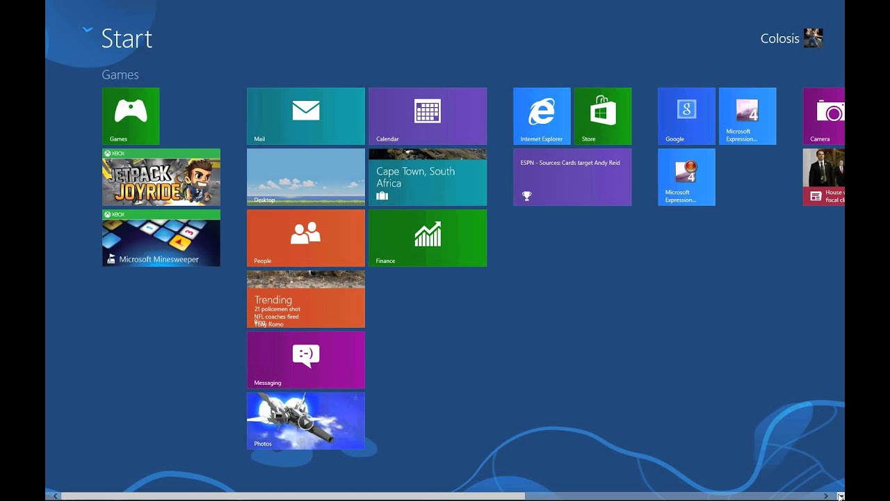 windows 8 how to name a tile group - YouTube