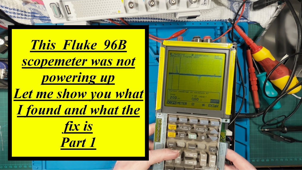 Fluke 96B scopemeter restoration part 1 #repair #restoration # ...