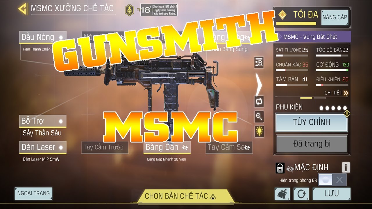 CODM | Gunsmith MSMC | Squad VS Squad | Huy Call Of Duty - YouTube