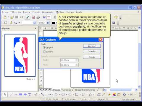 10 Tutorial de Draw de OpenOffice o LIbreOffice Guardar y exportar. - YouTube