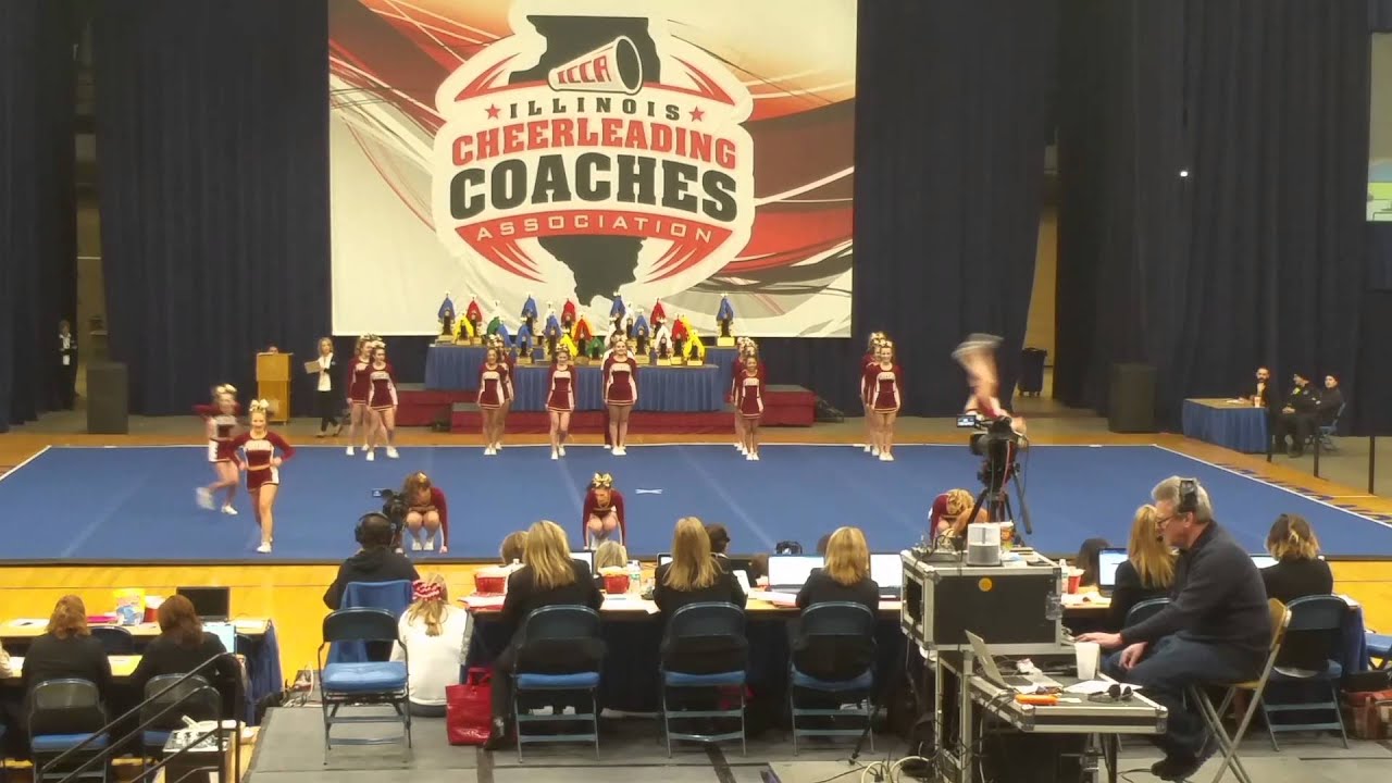 Lockport Freshman Cheer @State 2016 - YouTube