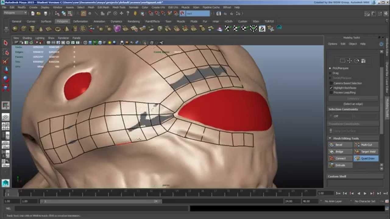 Drawing Polygons with Maya's Modeling Toolkit - YouTube