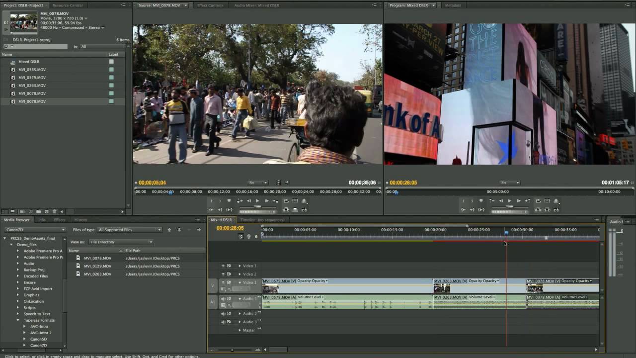DSLR Editing Workflow in Premiere Pro CS5 - YouTube