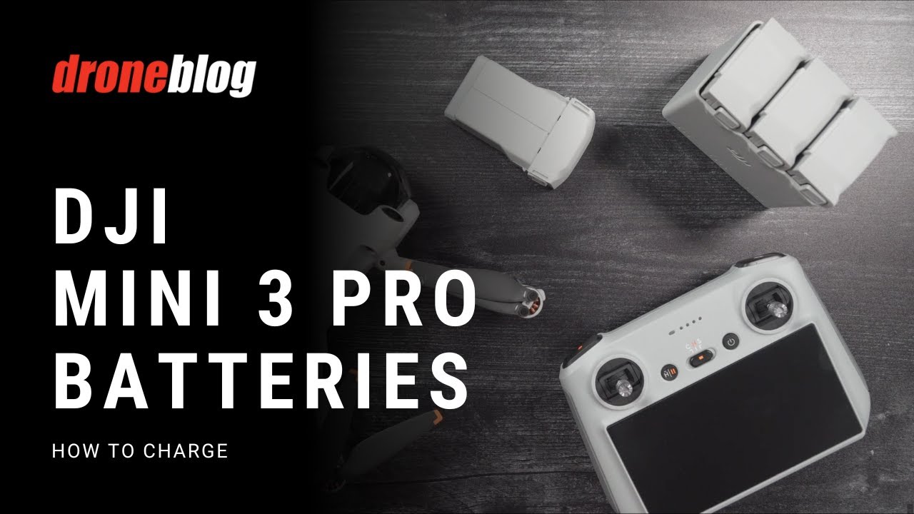 DJI Mini 3/Mini 3 Pro Batteries: How-to Charge - YouTube