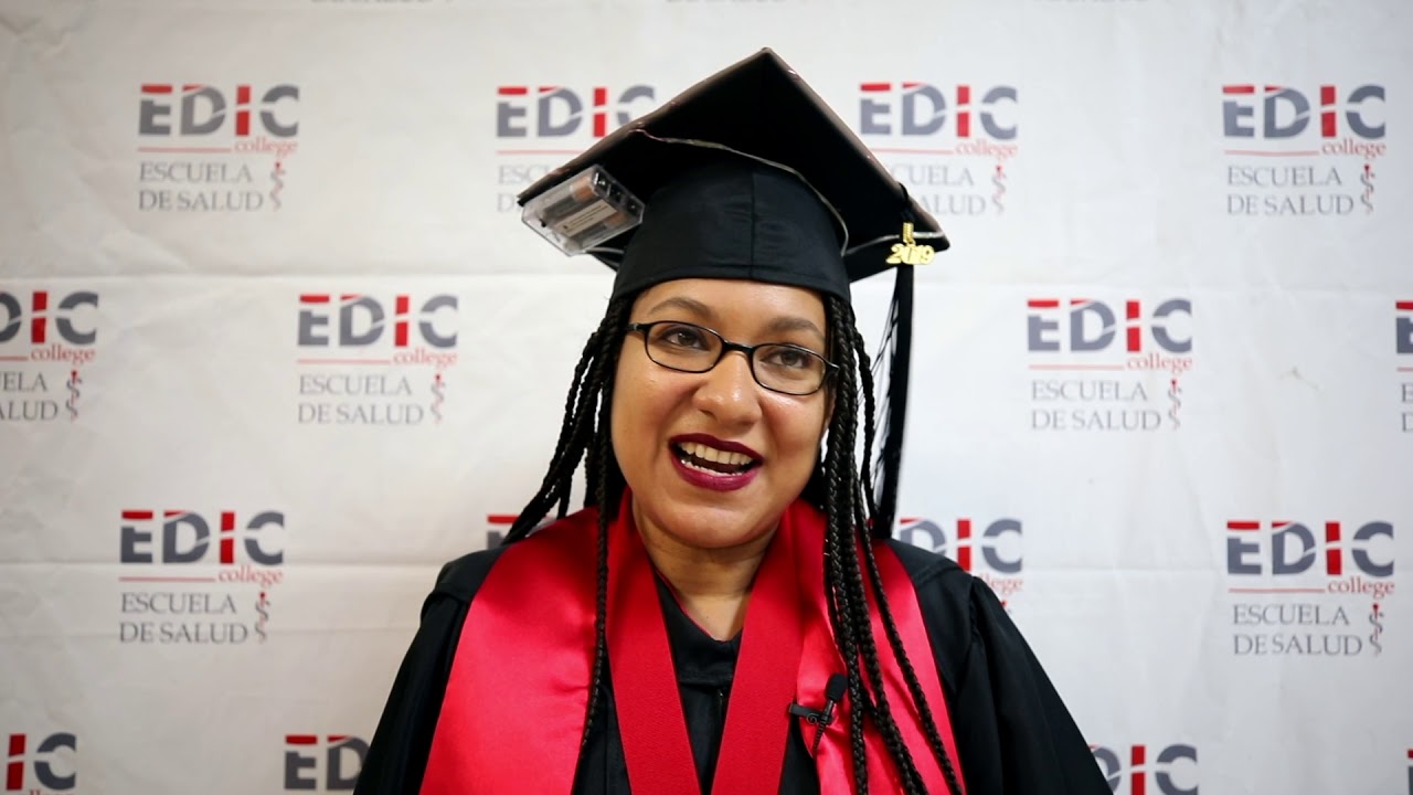 Testimonial Marcy Lopez en Graduación EDIC College 2019 - YouTube