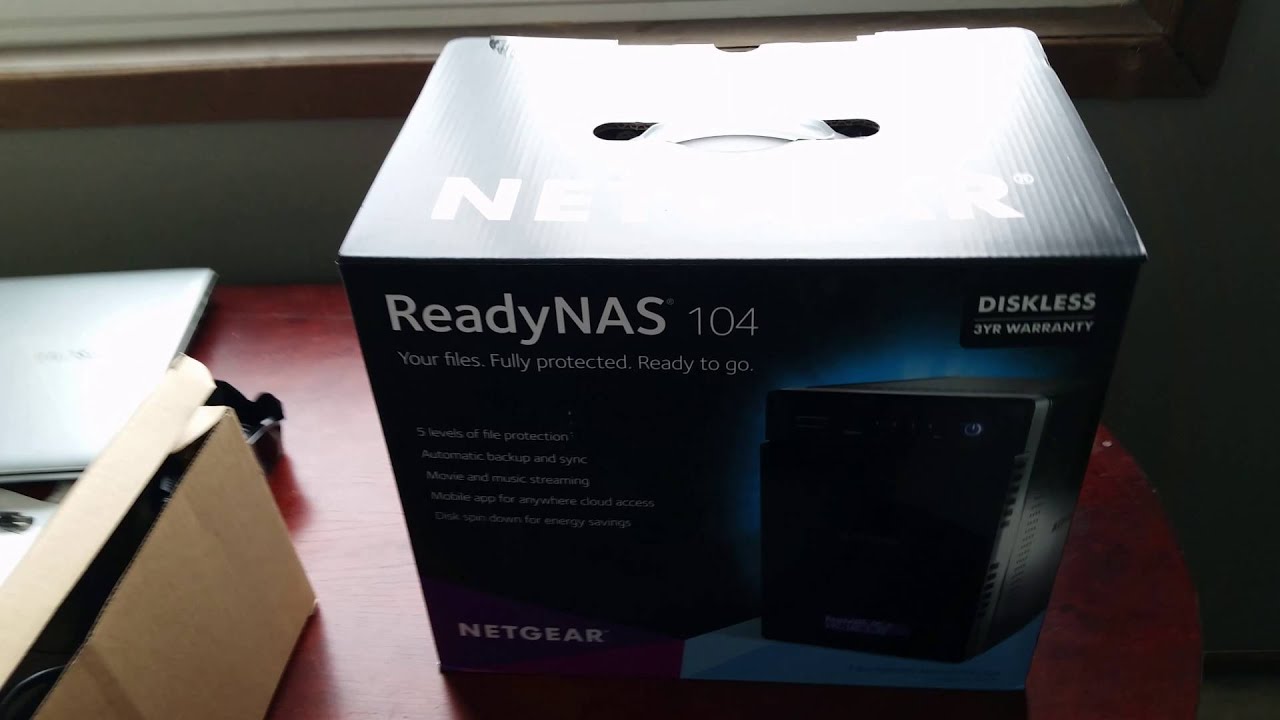 Netgear ReadyNAS 104 - YouTube