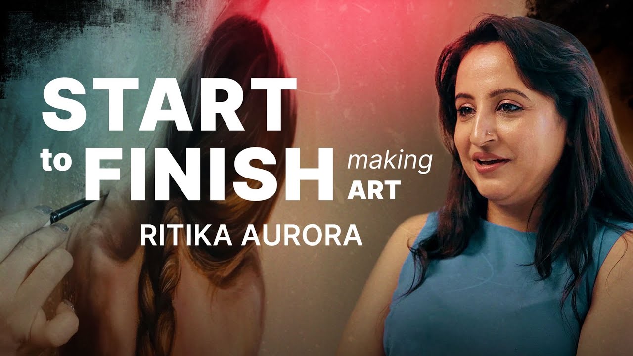 Mixed Media Painting - Full Process Explained - YouTube