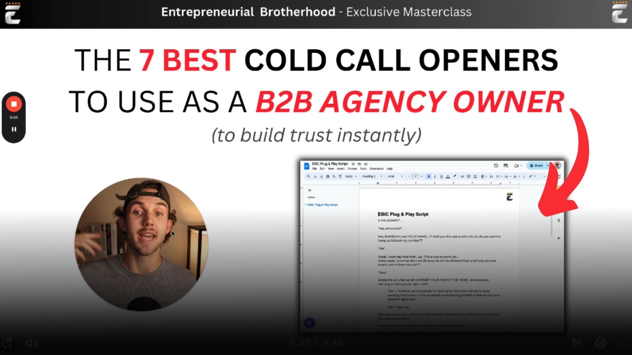 7 Best Cold Call Openers To Nail The First 15 Seconds (2024) - YouTube